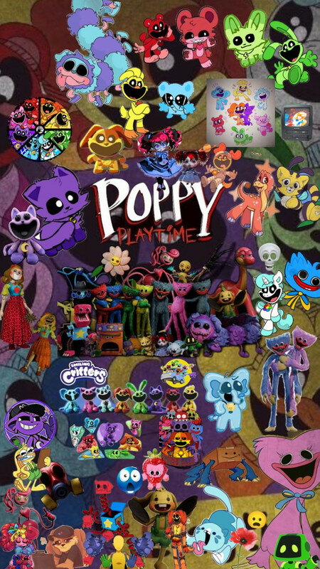 Алмазная мозаика "poppy playtime" 40*50 см, без рамы. Отлично подходит для дома, украшения, подарков, Рождества.