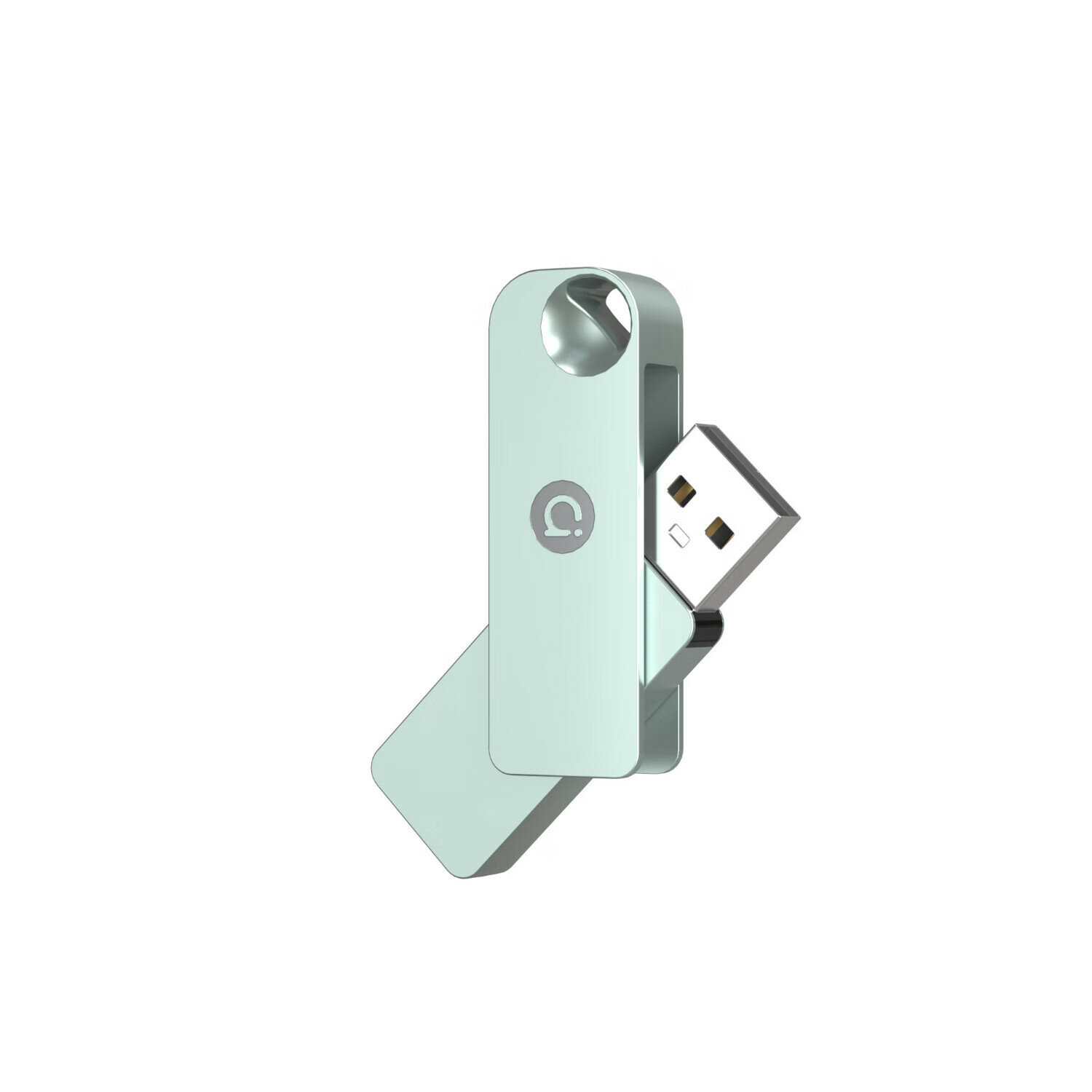 ASUS a-Data 256GB USB 3.2 Металлический вращающийся флеш-накопитель цвета жасмина для бизнеса, офиса и учебы U300