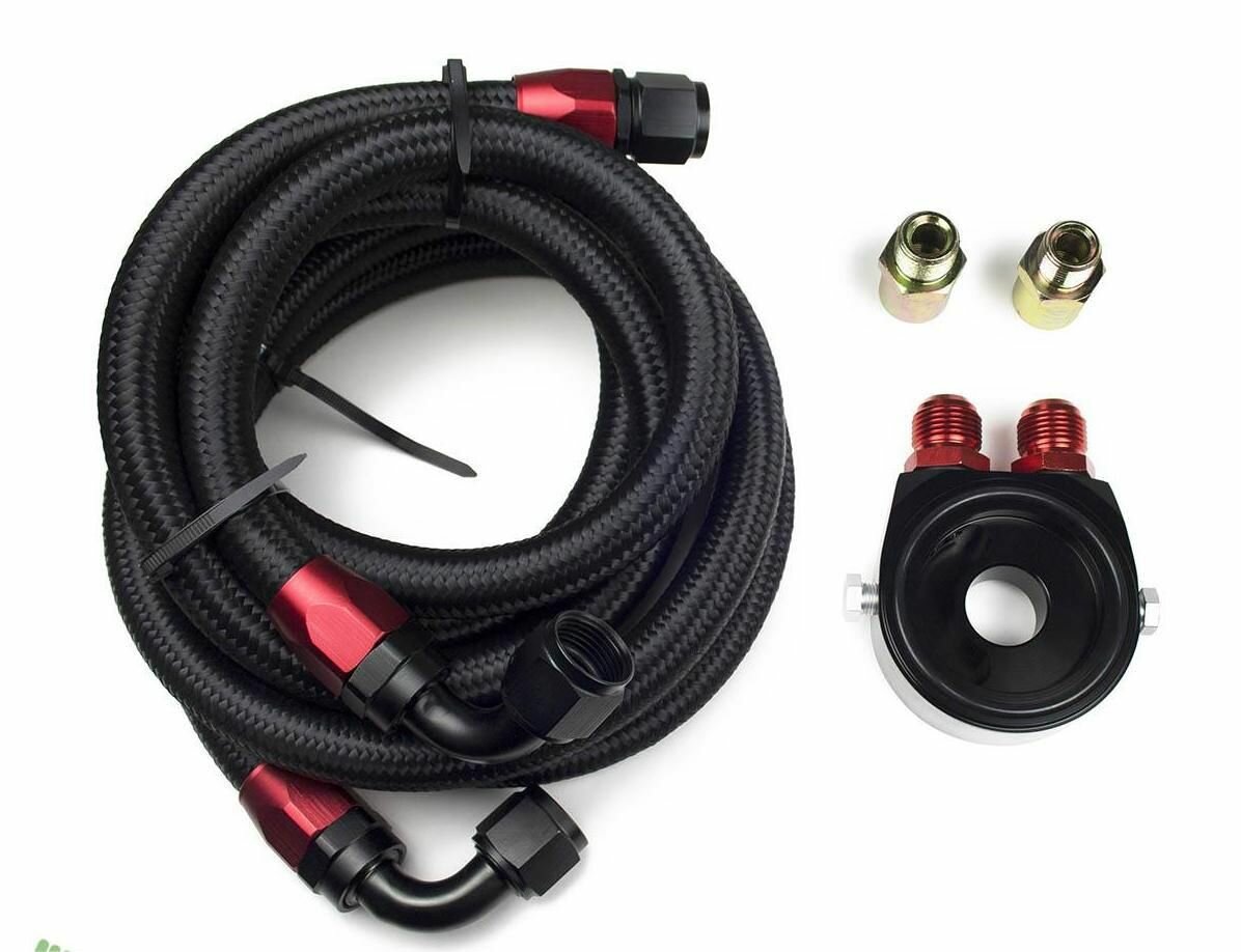 Комплект для установки масляного радиатора, нейлоновый шланг