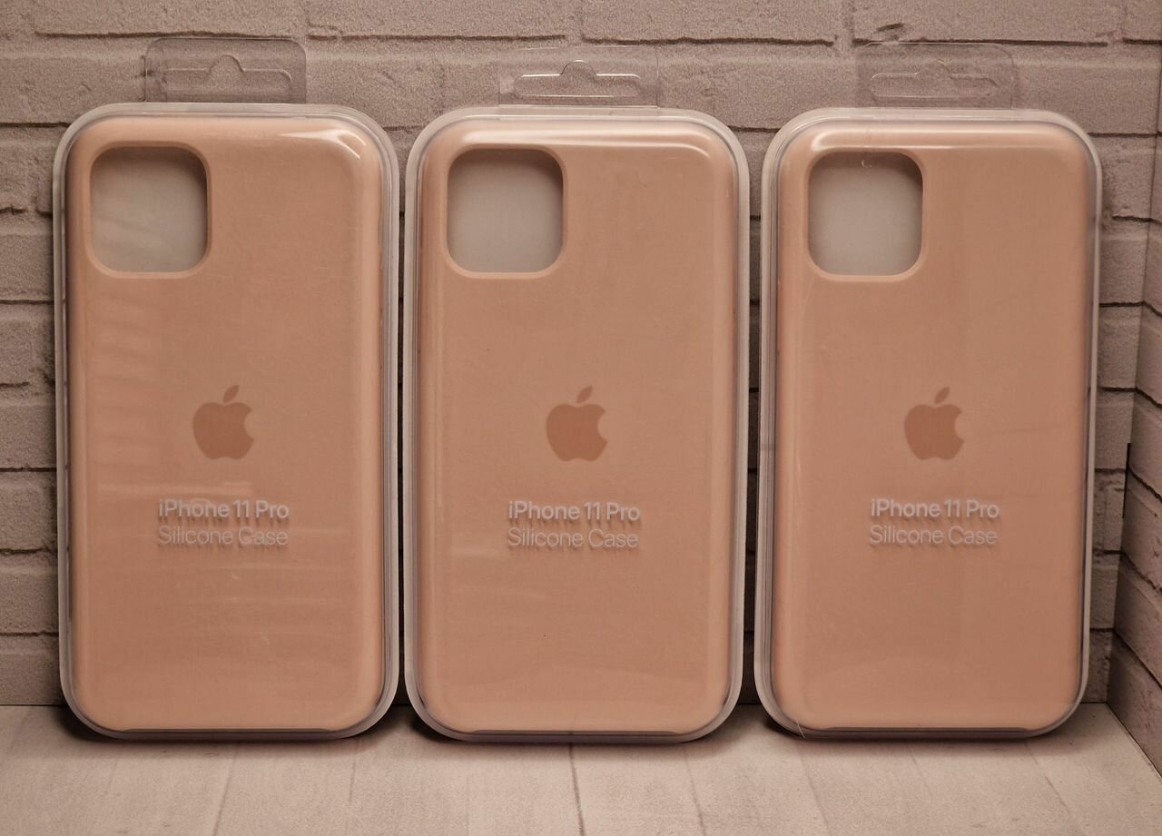 Чехол-накладка Apple iPhone 11 Pro Silicone Case Pink Sand, розовый (МWYM2ZM/A)