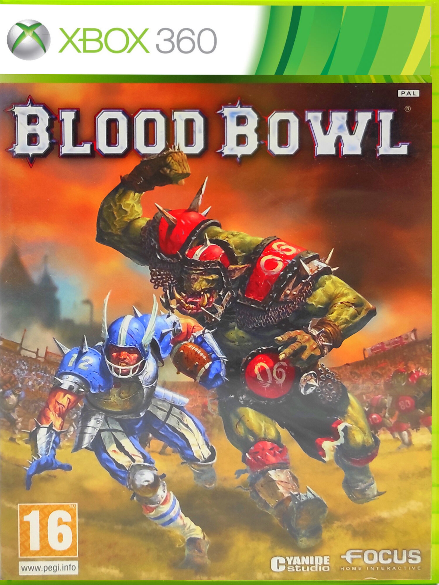 Blood Bowl Английский язык Видеоигра на диске Xbox 360. Товар уцененный