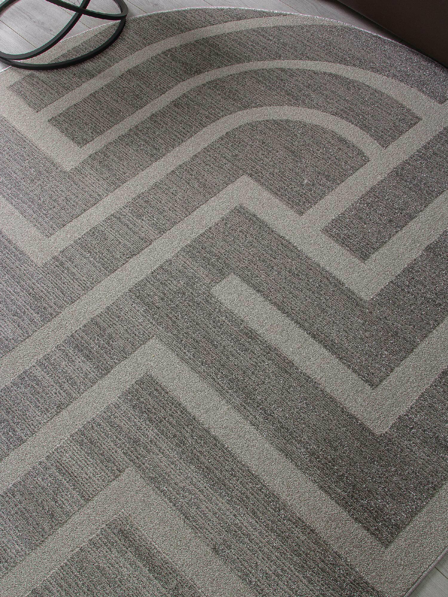 Ковер Овальный на пол в гостиную в спальню 160х300 см современный ворс 8 мм 401046 ковренок