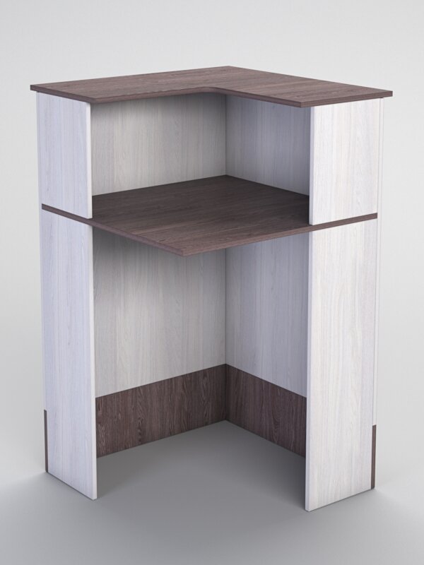 Барная стойка "стайл" №7А левая, Ясень Анкор светлый и Ясень Анкор темный