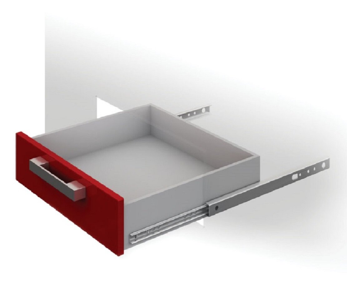 Комплект направляющих для ящика тумбы верстачной серии Ferrum Classic и Титан 50.007