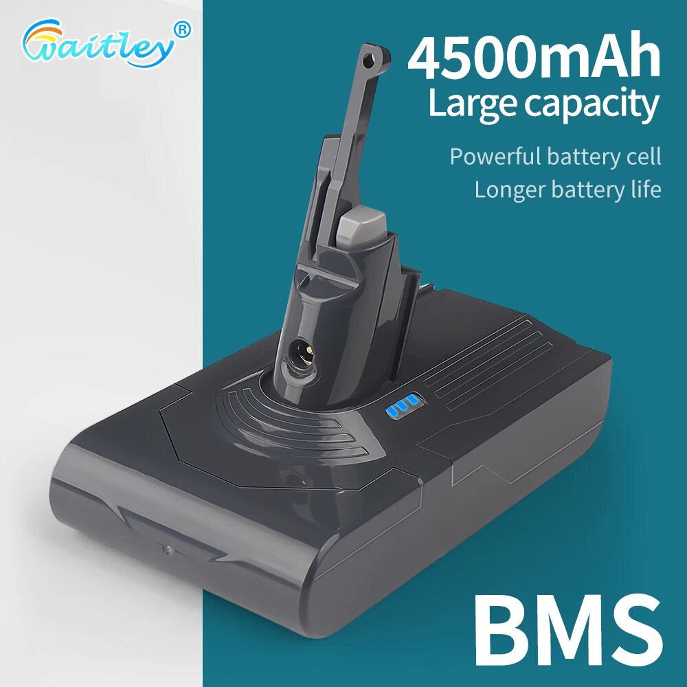 Waitley 21.6V 4.5Ah литиевая батарея для Dyson V8 1 PC V8 Battery