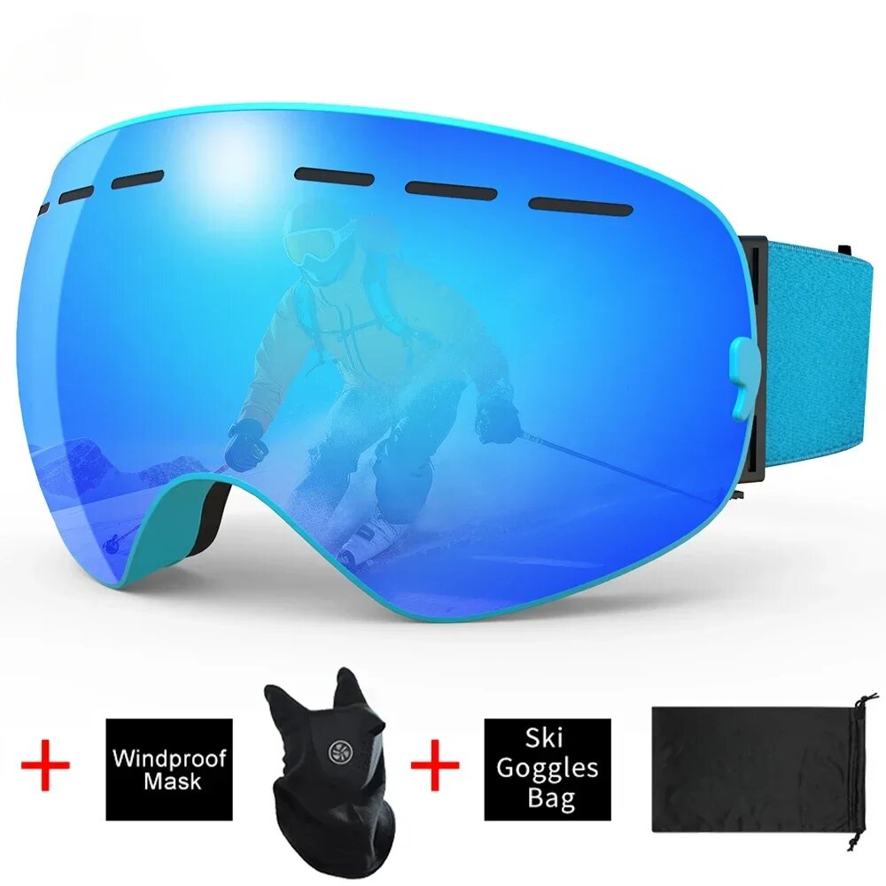 X-TIGER лыжные очки с ночным видением Синий, Comma XJ-0105