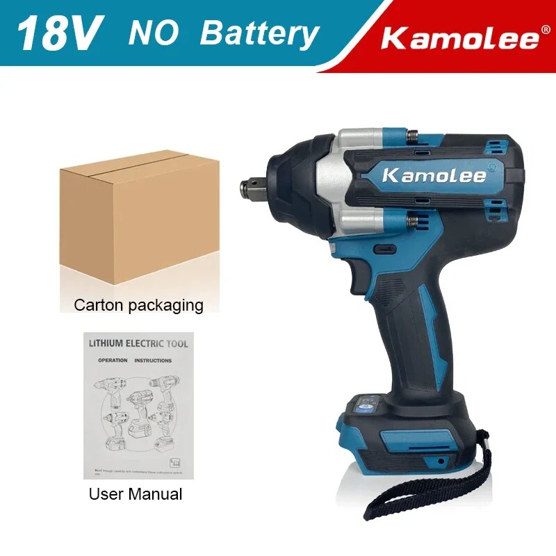 Kamolee DTW700 электрический ударный гайковерт 1800 Нм