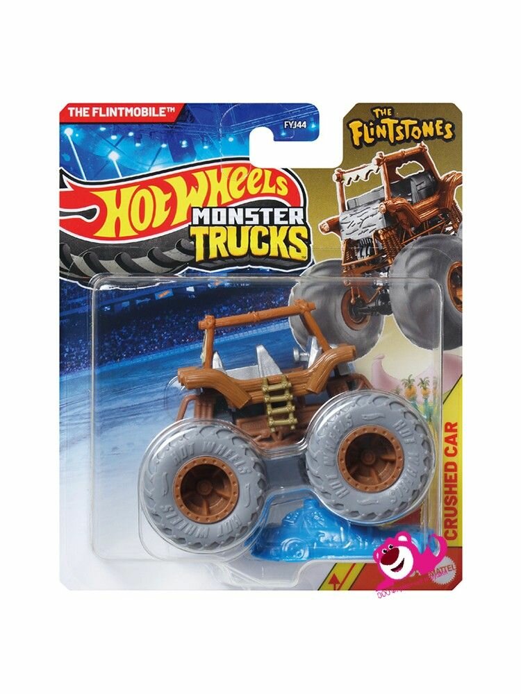 Машинка Mattel Hot Wheels Monster Trucks (Монстр трак)2025 FYJ44 The Flintmobile New