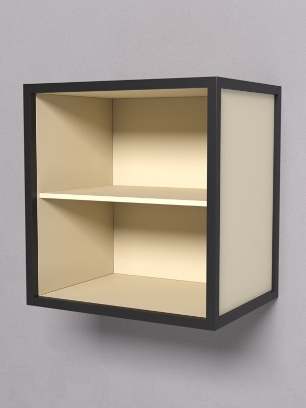 Антресоль глубокая А-02 "стронг" в стиле лофт, Крем Вайс. Производитель товара - компания Westcom.