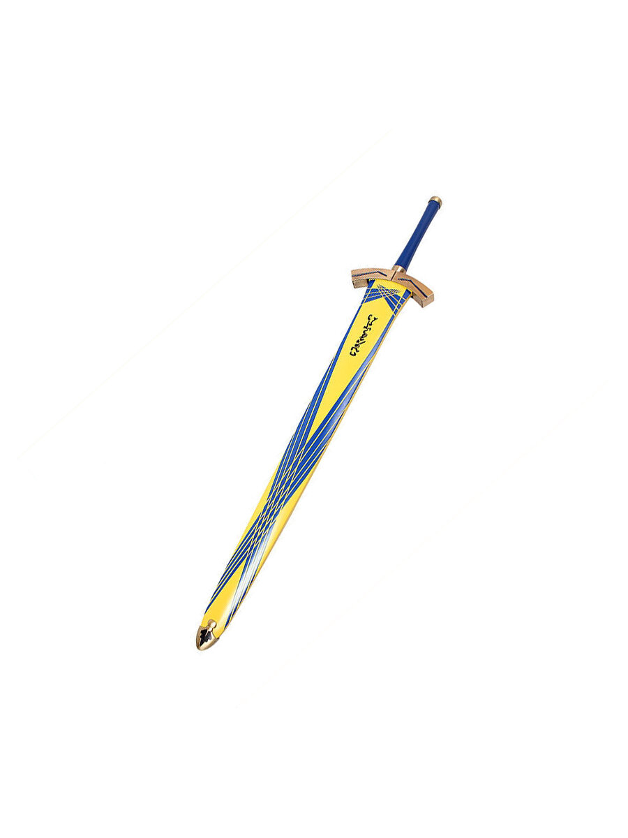 Модель меча Excalibur из игры Fate/stay night, 1:1, не заточенная, материал — углеродистая сталь, с ножнами