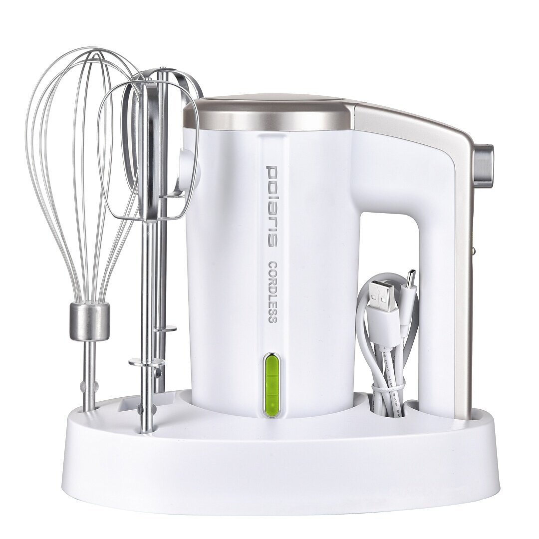 Миксер Polaris PHM 2024 CordLess беспроводной белый