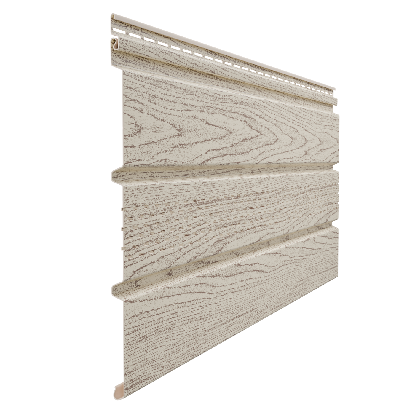 Docke LUX/ Софит с центральной перфорацией (Амурский), длина 300 см, толщина 1.2 мм