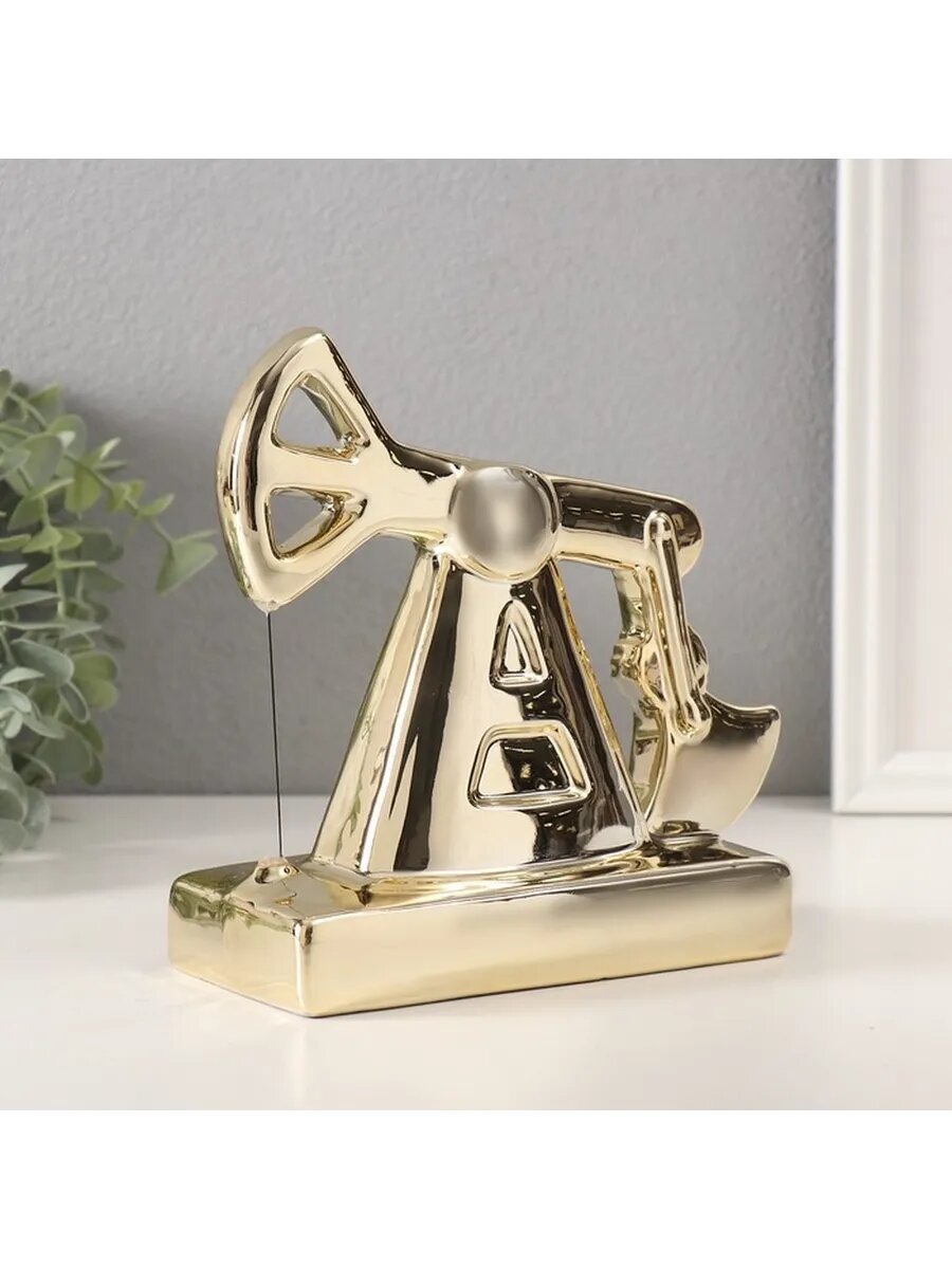 Керамическая копилка 'Нефтяная вышка' 8х17х16,9 см