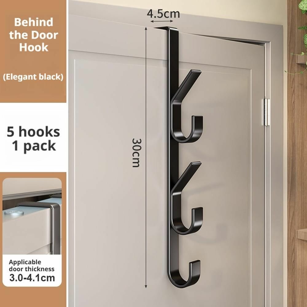 Крючки на дверь для кухни, ванной, прихожей навесные/ вешалка на дверь для полотенца и одежды
