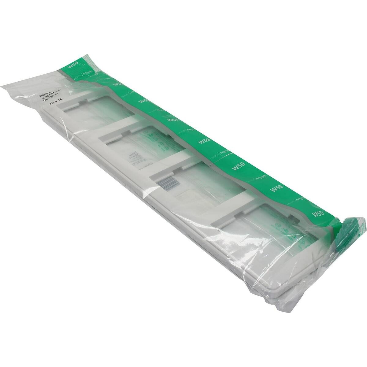 Schneider Electric W59 Рамка (4 поста, белая)