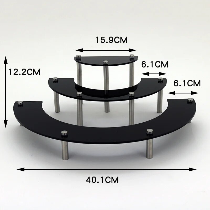 Полукруглая 3-х ярусная акриловая подставка Dream Hunter