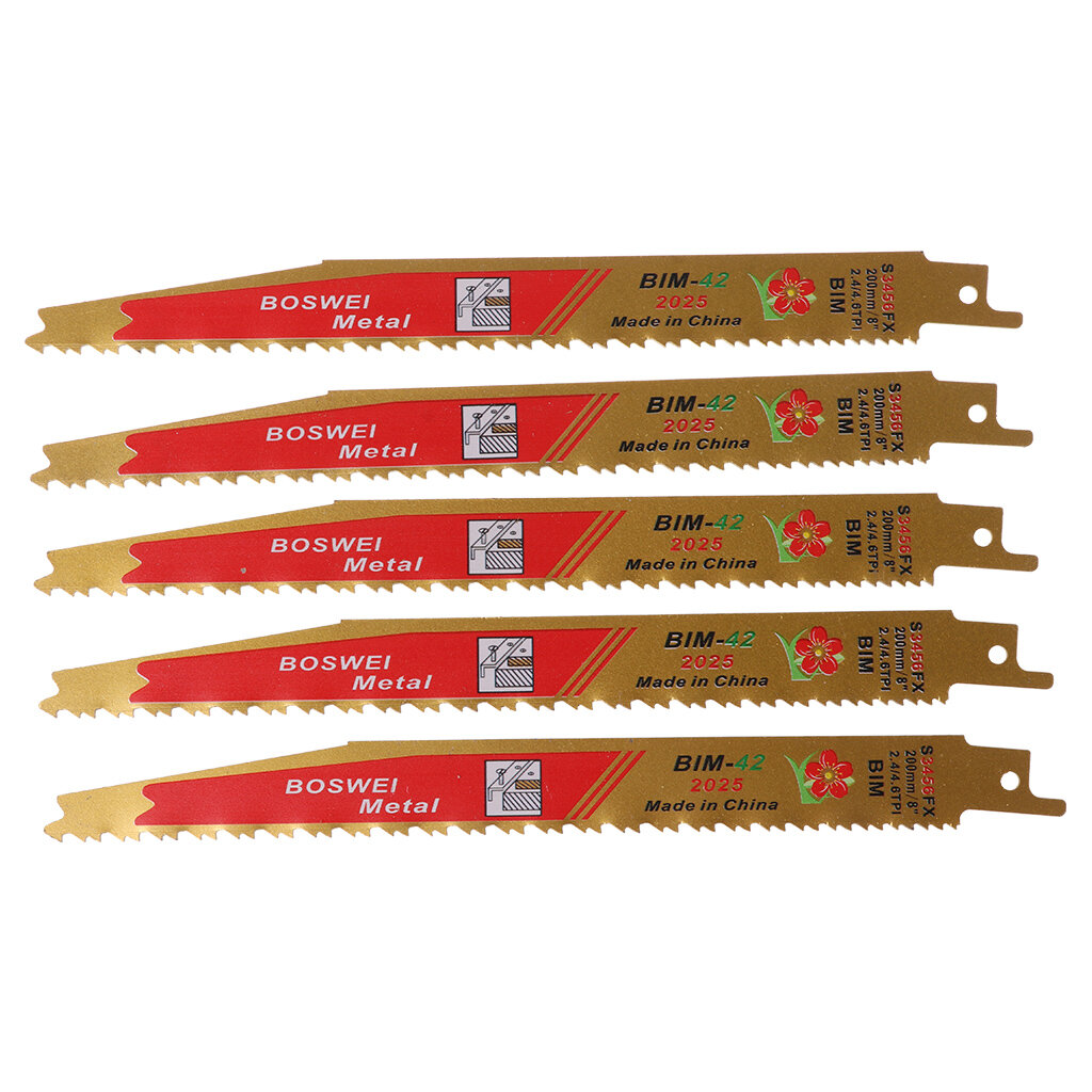5 шт. 8 дюймов BIM пильный диск S3456XF для резки металла и дерева