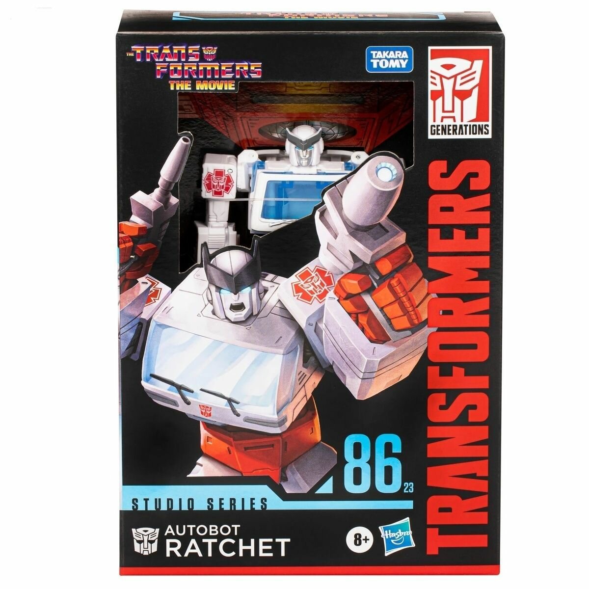 Трансформеры игрушки Hasbro Transformers Studio Series Voyager The Transformers: The Movie 86-23 Autobot Ratchet (16.5cm) F7243