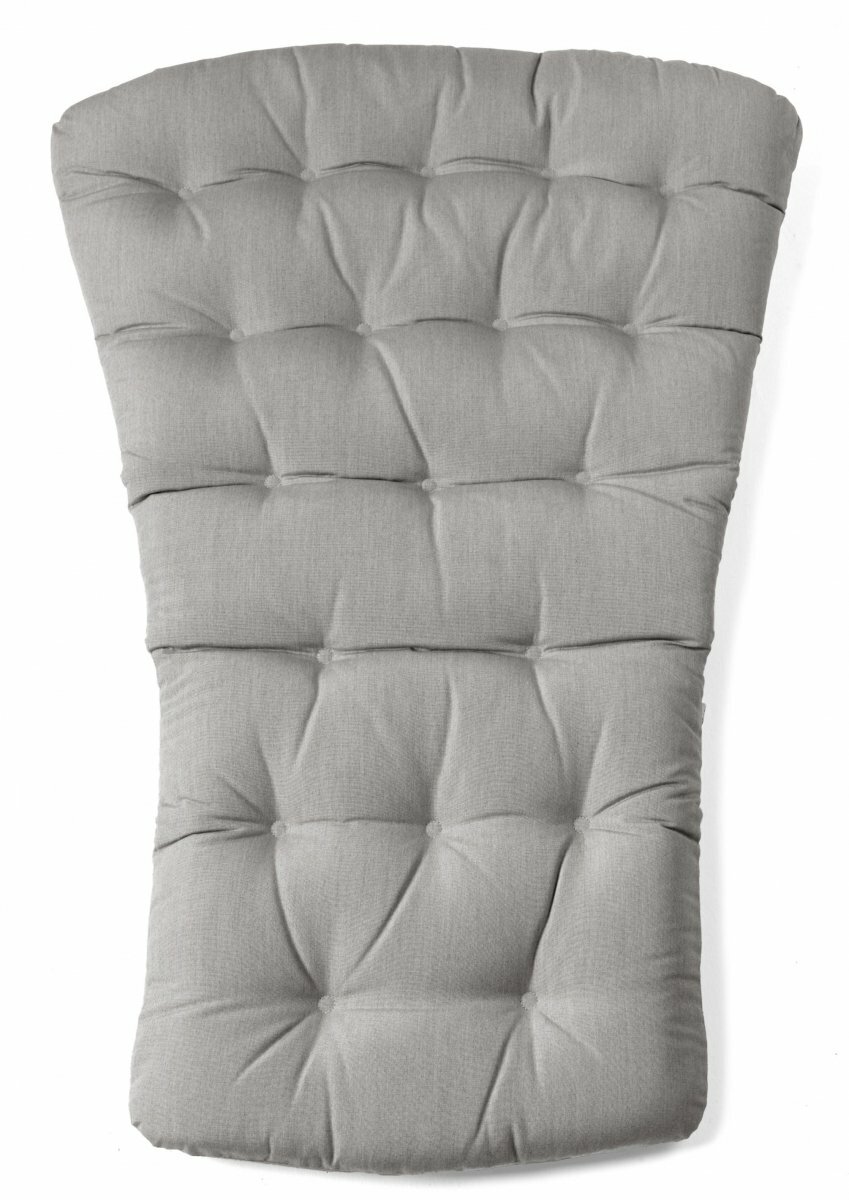 Подушка для кресла Nardi Folio, ткань акрил, толщина 7 см, цвет серый, Италия