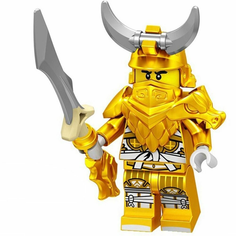 Фигурка Ninjago Ниндзяго, мастер Ву, повелитель золотого дракона, конструктор для мальчиков