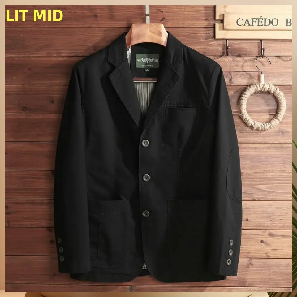 Мужской Тактический Хлопковый Блейзер С Несколькими Карманами Для Мотоцикла