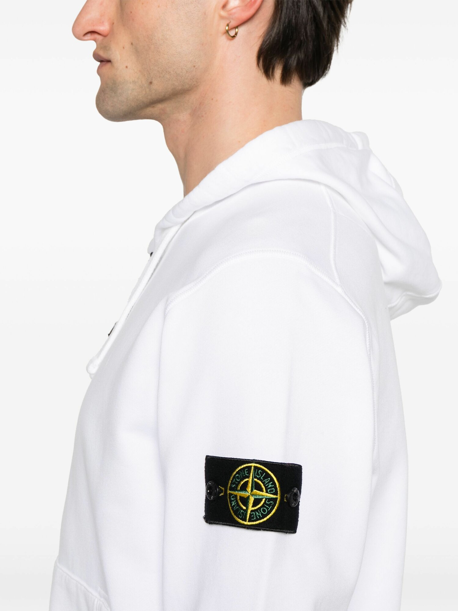 Худи Stone Island Compass, размер XXL, , белый — фото 1