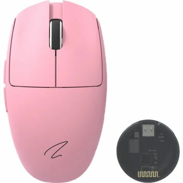 Zaopin Z1 Pro 4k, светло-розовый, мышь игровая беспроводная