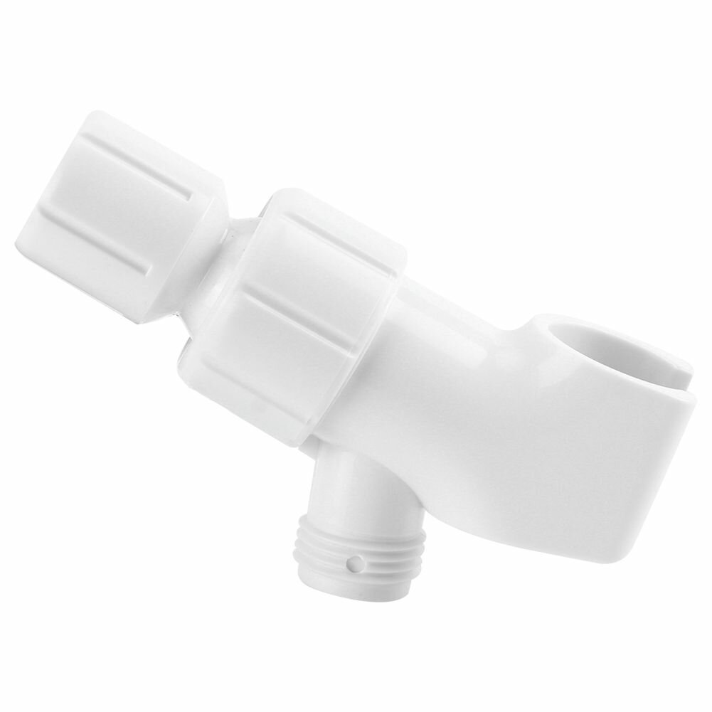Универсальный белый переключатель для душа, регулируемый ручной кронштейн для душа, адаптер, аксессуар для ванной комнаты