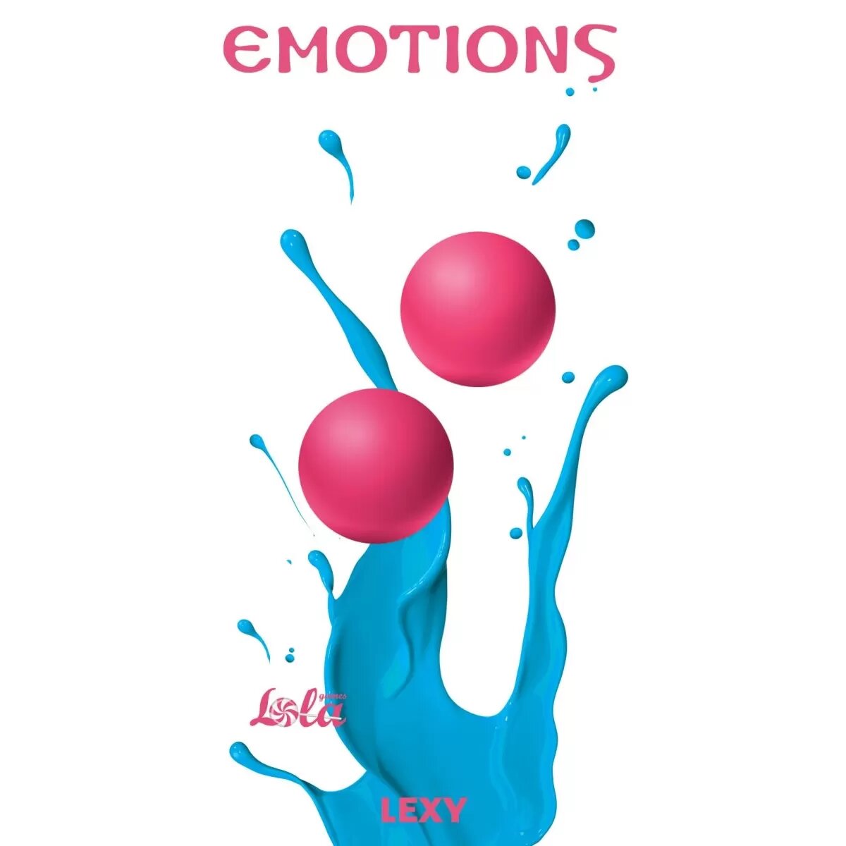 Вагинальные шарики без сцепки Emotions Lexy Large pink 4016-02Lola