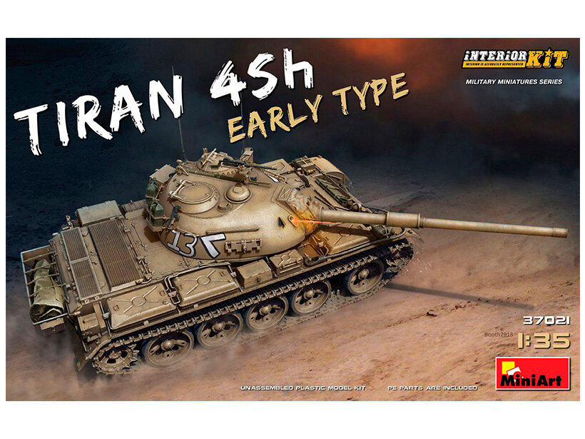 MA37021 Израильский танк Тиран 4 Sh ранняя модификация (с интерьером) (1:35)