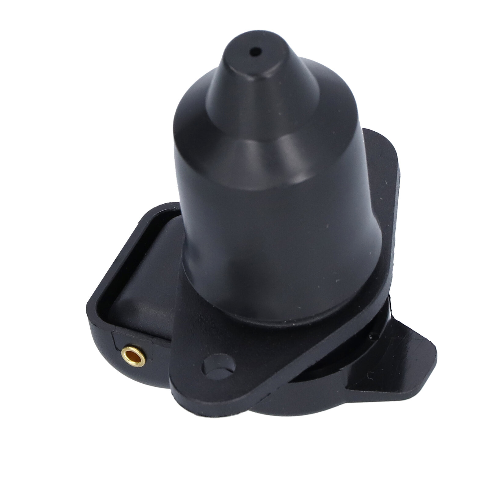 3pin Розетка для Электрической Прицепы Фургона Интерфейс Водонепроницаемый 12VDC для Европейских Моделей Транспорта, Материал Пластик + Медь, Цвет Черный, 1 Шт