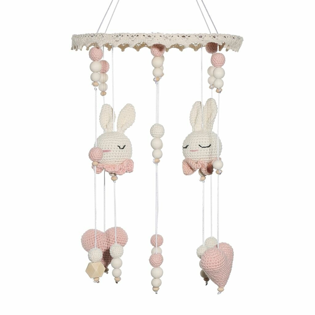 Детские игрушки, Подвеска для кроватки из серии с кроликом W29-1257