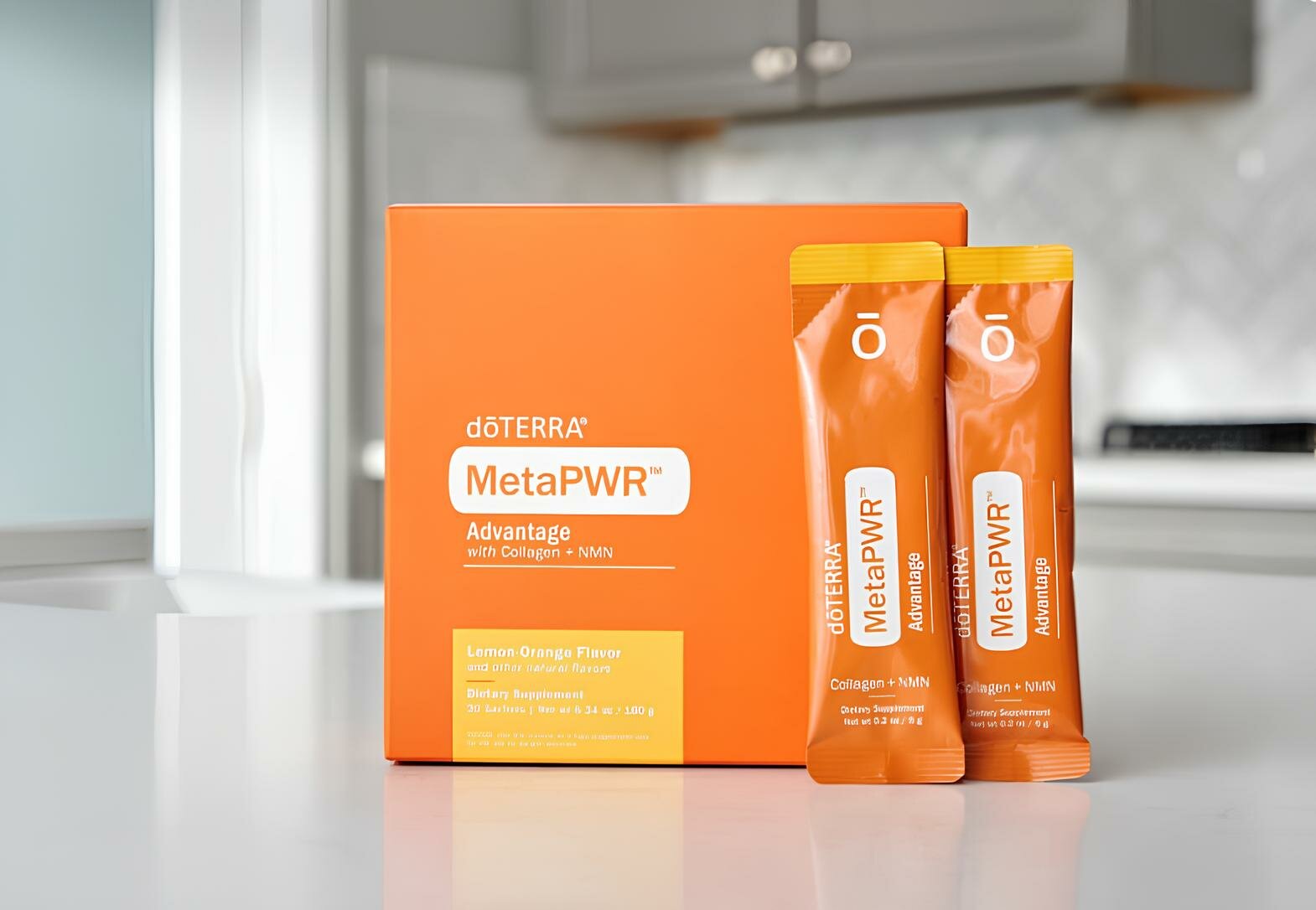 Смесь эфирных масел Мета ПВР , MetaPWR Advantage с коллагеном , 5 саше.