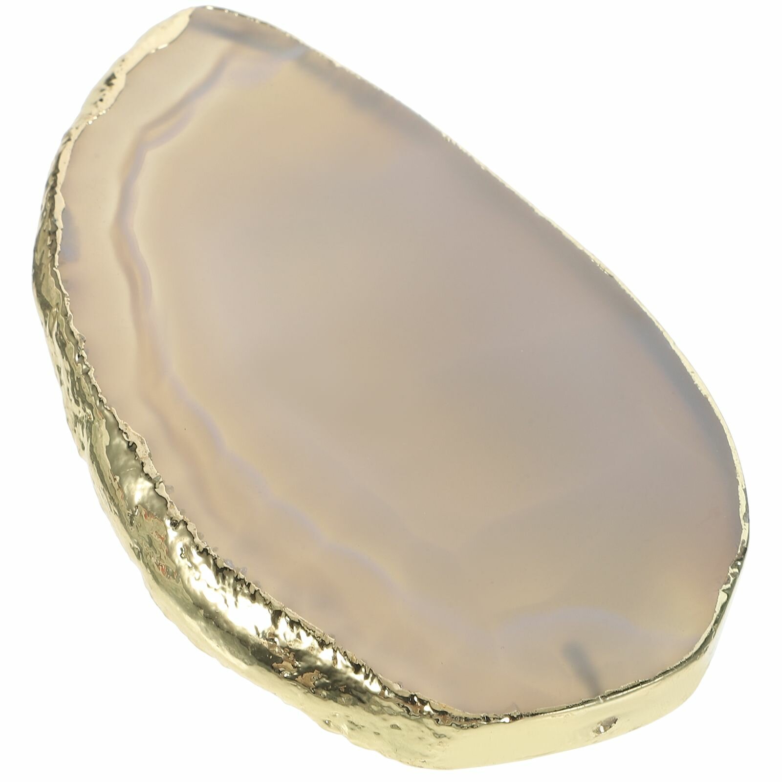 Изысканный агатовый мат для защиты настольной поверхности, прочная конструкция 6.00x3.50x0.50cm