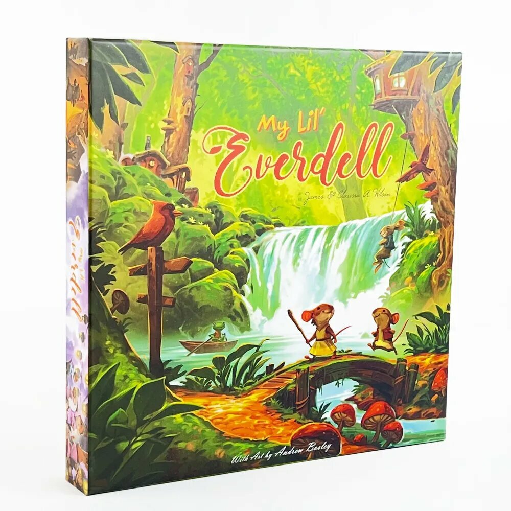 Семейная настольная игра My Lil Everdell для всей семьи - Построй волшебный лес для 1-4 игроков, 30 минут развивающей игры
