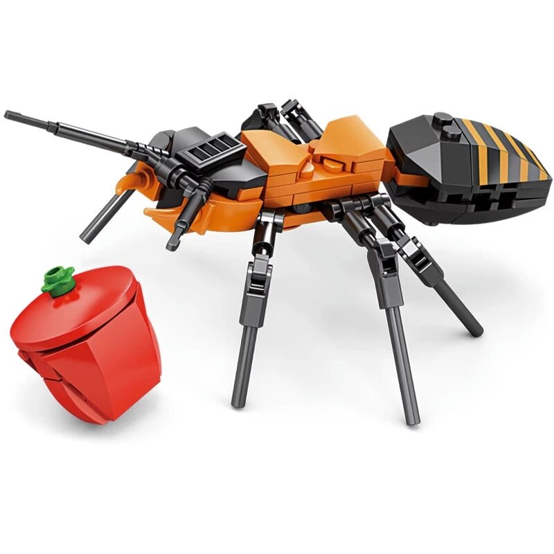 Набор для сборки насекомых Insect series building blocks Оранжевый, 80040-3