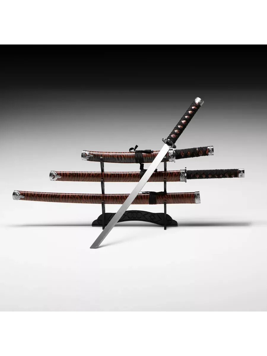 Сув. изделие катаны 3в1 на подставке