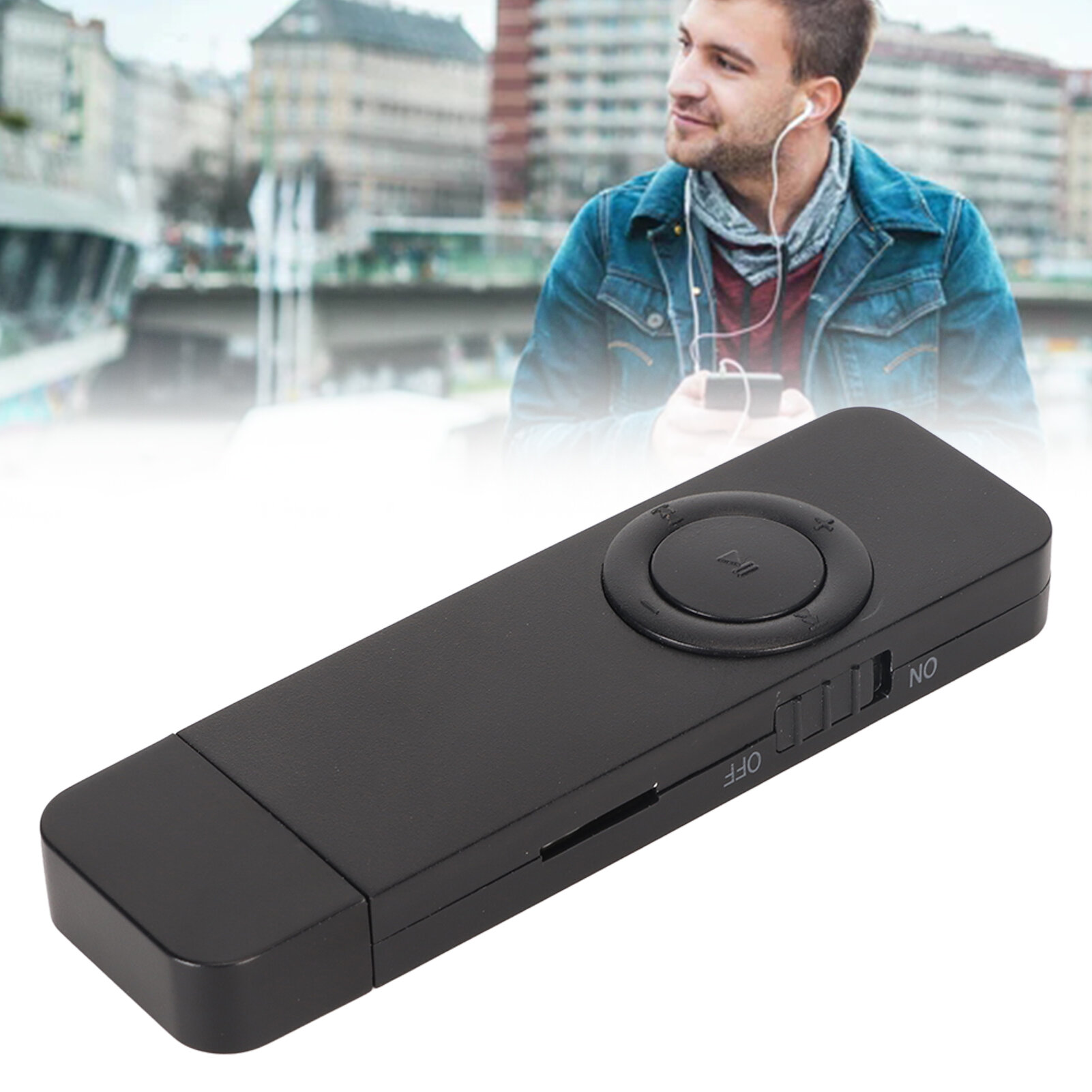 MP3 Player 8GB Память 64GB Расширяемая USB Flash Drive Поддержка OTG HiFi Без Потерь Звук Тонкий Портативный Музыкальный Проигрыватель Желтый