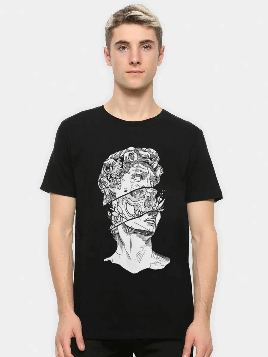Футболка Dream Shirts Давид Микеланджело / Череп / Мужская