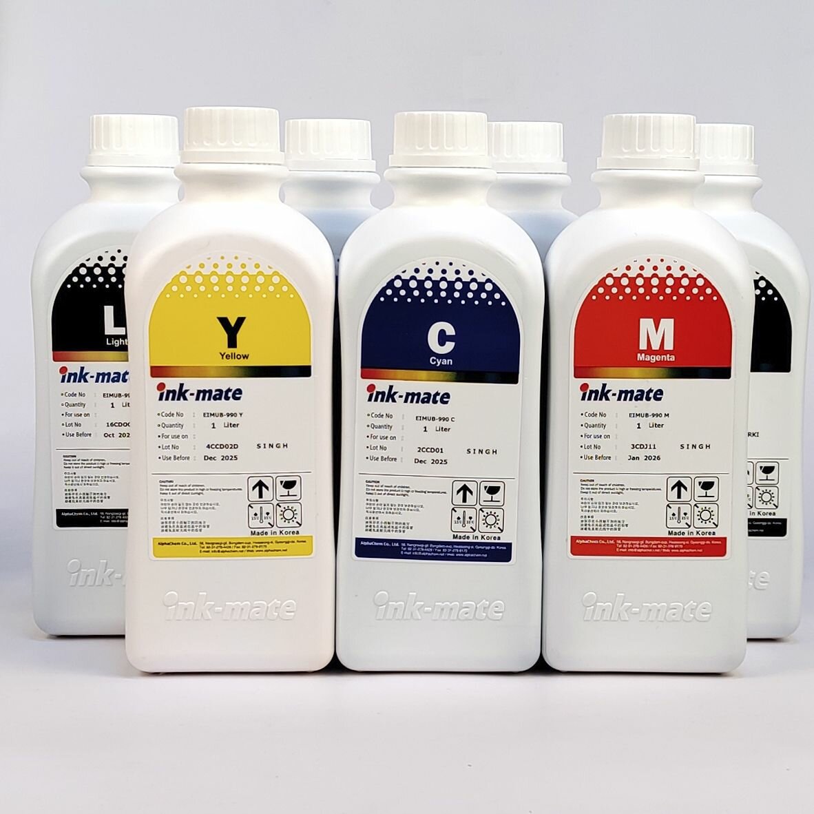 Чернила Ink-Mate для EPSON Stylus Pro 4000, 7600, 9600 для UltraChrome K3, EIM-990 пигментные 7 цветов по 1000мл
