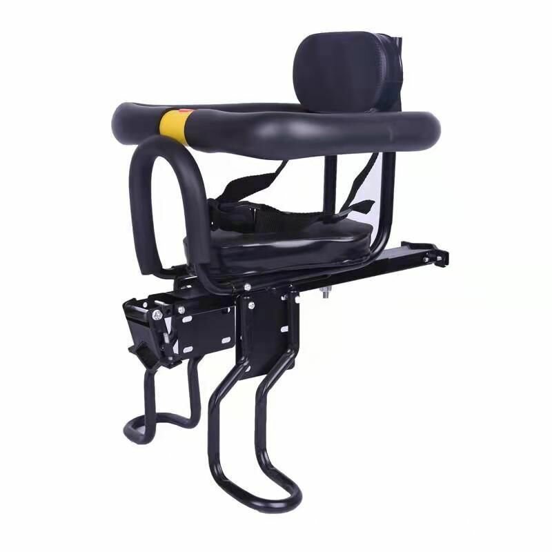 Детское кресло для велосипеда/ Велокресло детское переднее/Модернизированная мягкая спинка