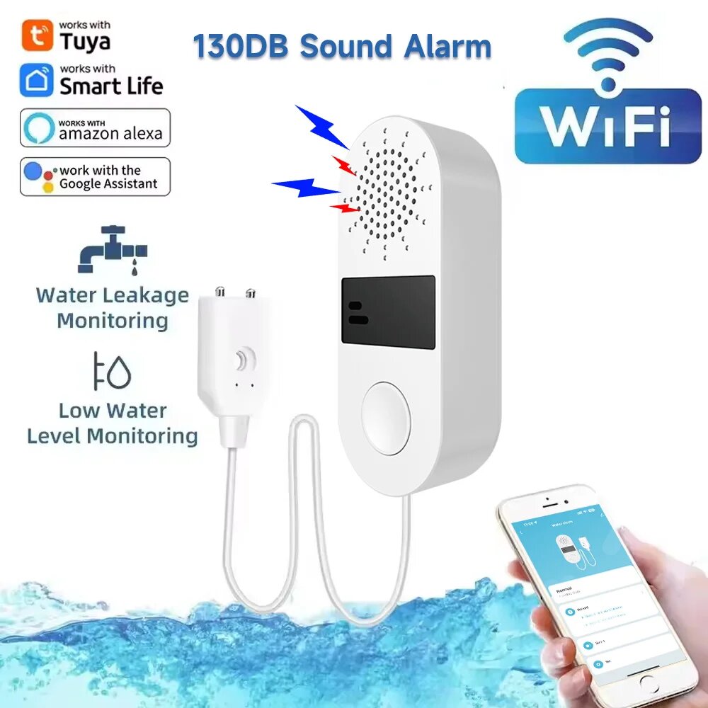 Датчик утечки воды WIFI 2Pcs — фото 1