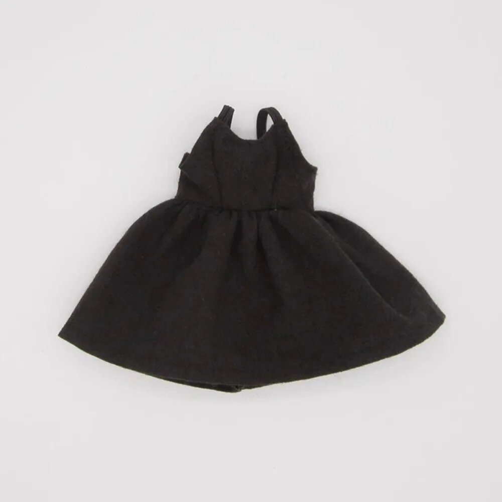 Черное платье для кукол Blythe из хлопка, цвет 2