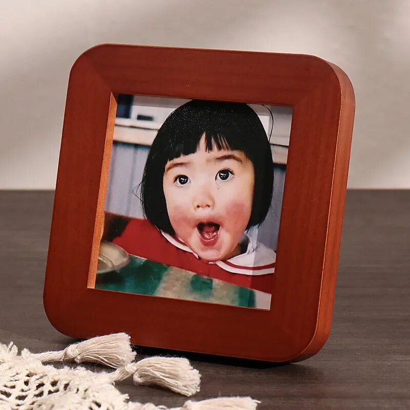 Мини-рамка для фотографий, креативная детская фоторамка, винтажные декоративные рамки, домашний декор Porta Retrato