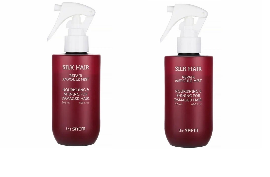 Спрей-сыворотка Sung bo Cleamy для волос Silk Hair Repair Ampoule Mist, ампульный, восстанавливающий, 205 мл, 2 шт