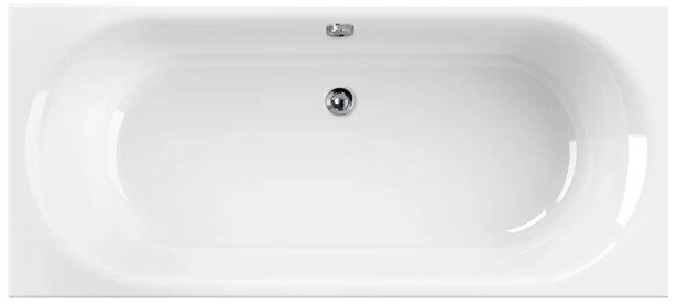 Акриловая ванна Cezares Metauro 180-80-42-W37 без опоры 180x80 см, пристенная, белая