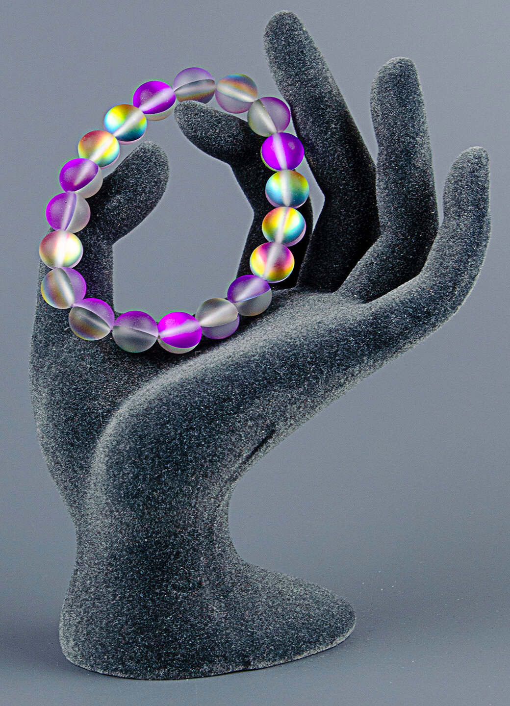 Браслет, искусственный камень, опал синтетический