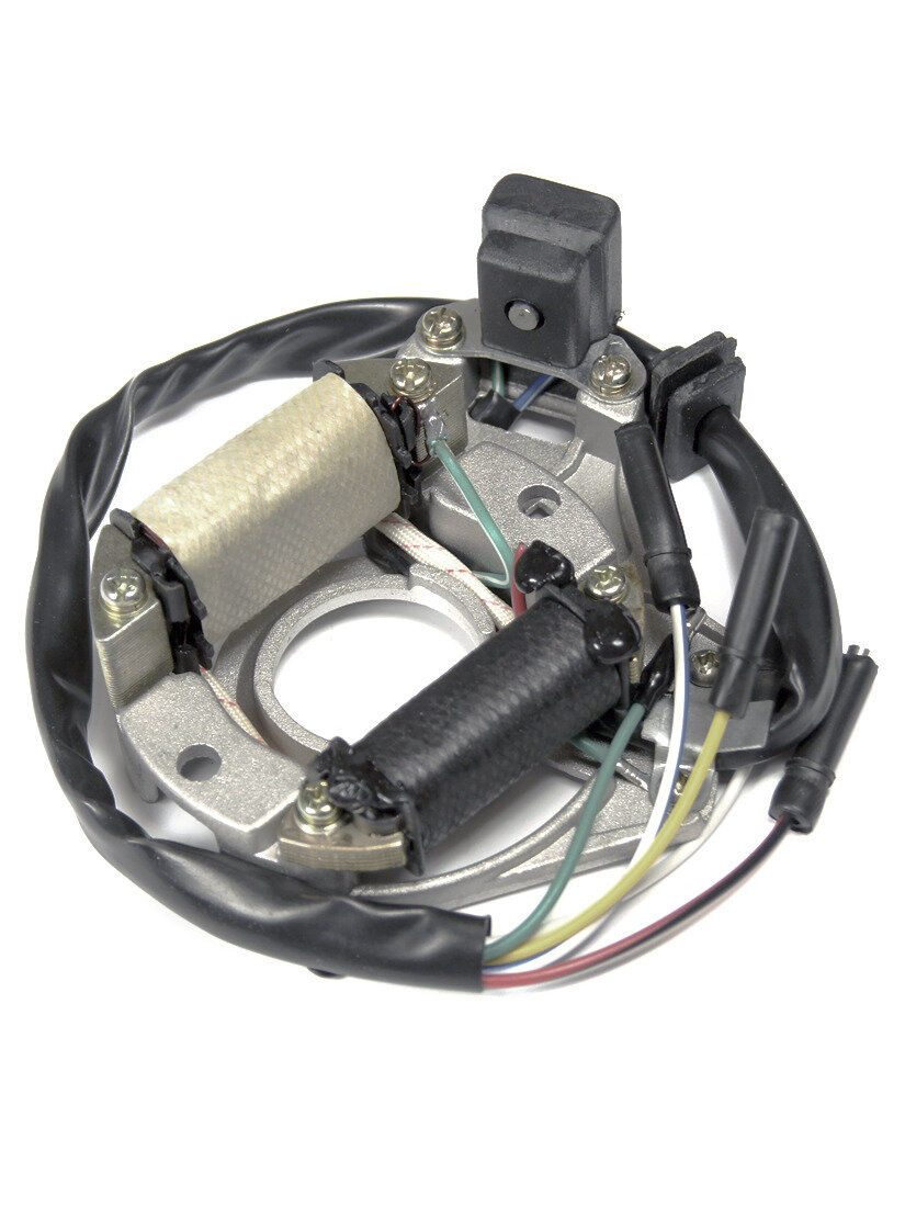 Статор генератора (2 катушки) для мопеда Китаец DELTA (Дельта)