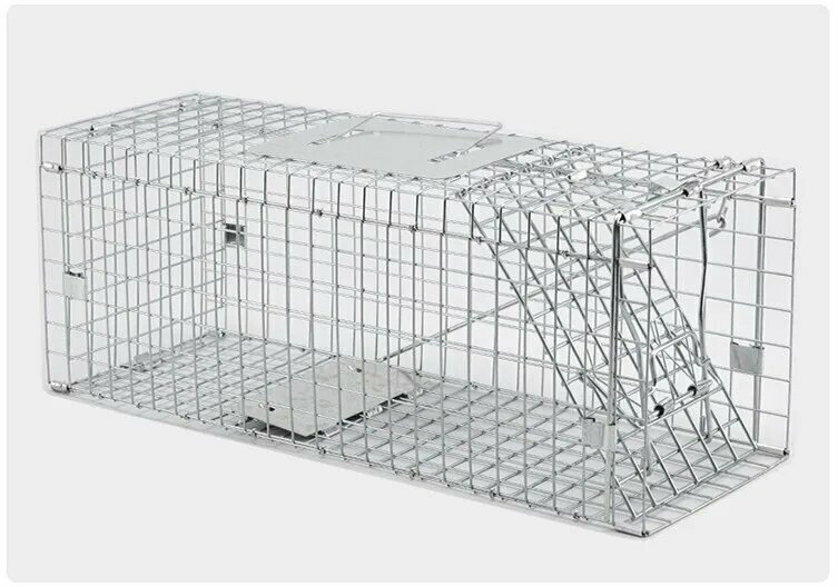 Кошколовка складная, клетка- ловушка, живоловка, котоловка, ловушка для животных 79*33*28