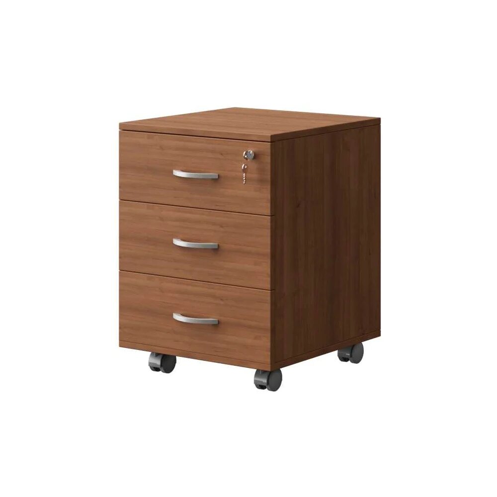 Тумба выкатная Альянс мебель с замком ХИТ 434x454x587 К-5 Орех гварнери,